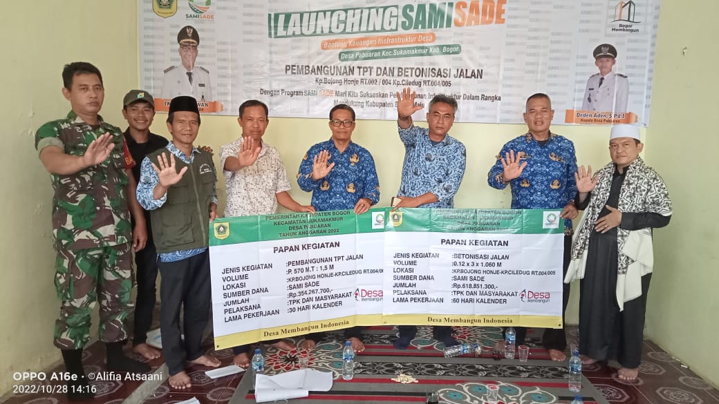 SAMISADE Terus Bergulir, Desa Pabuaran Launching Program Samisade Tahap ...