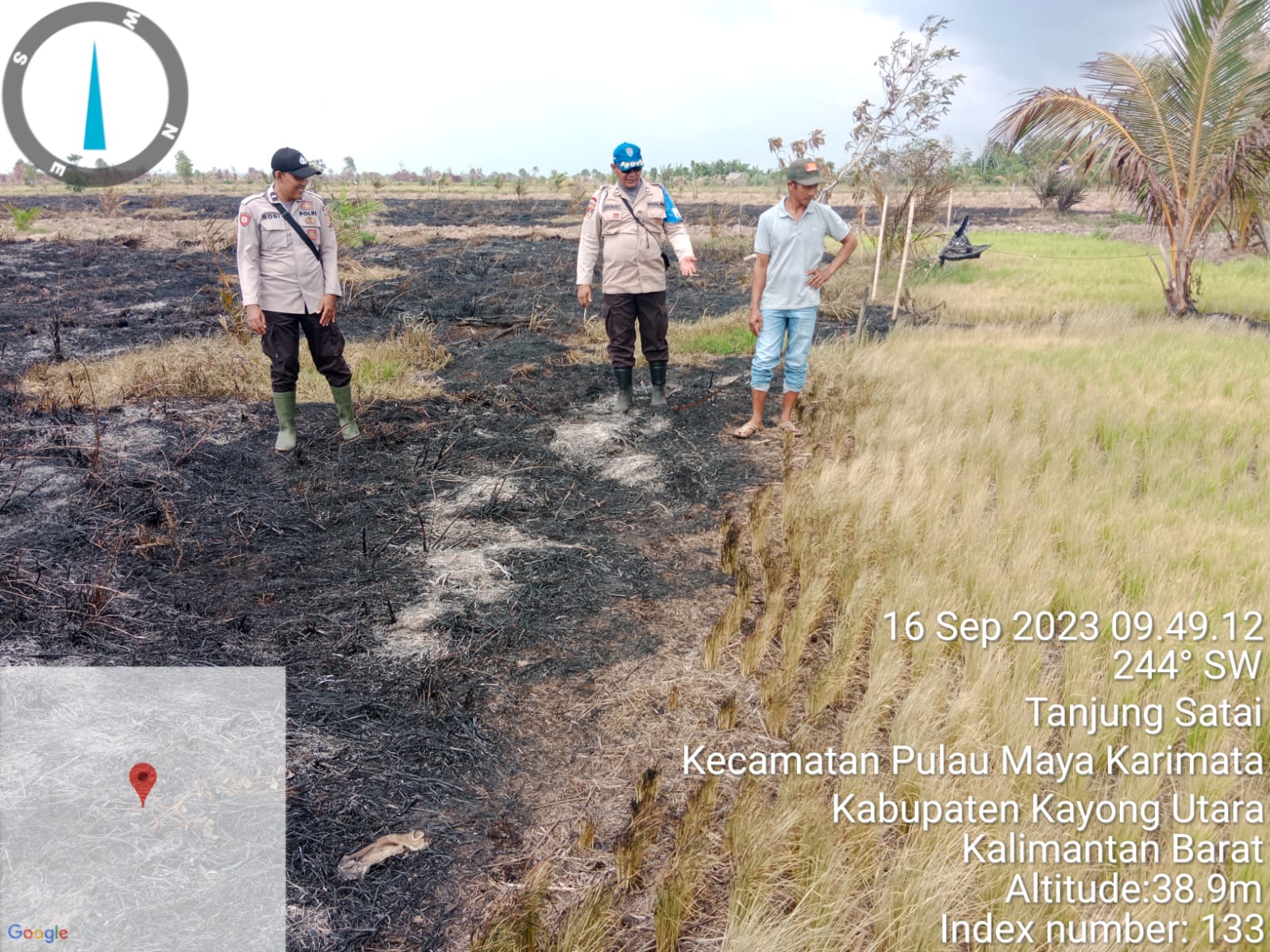 GROUNDCHEK TITIK LOKASI KEBAKARAN HUTAN DAN LAHAN DI DUSUN KEPUYU DESA ...